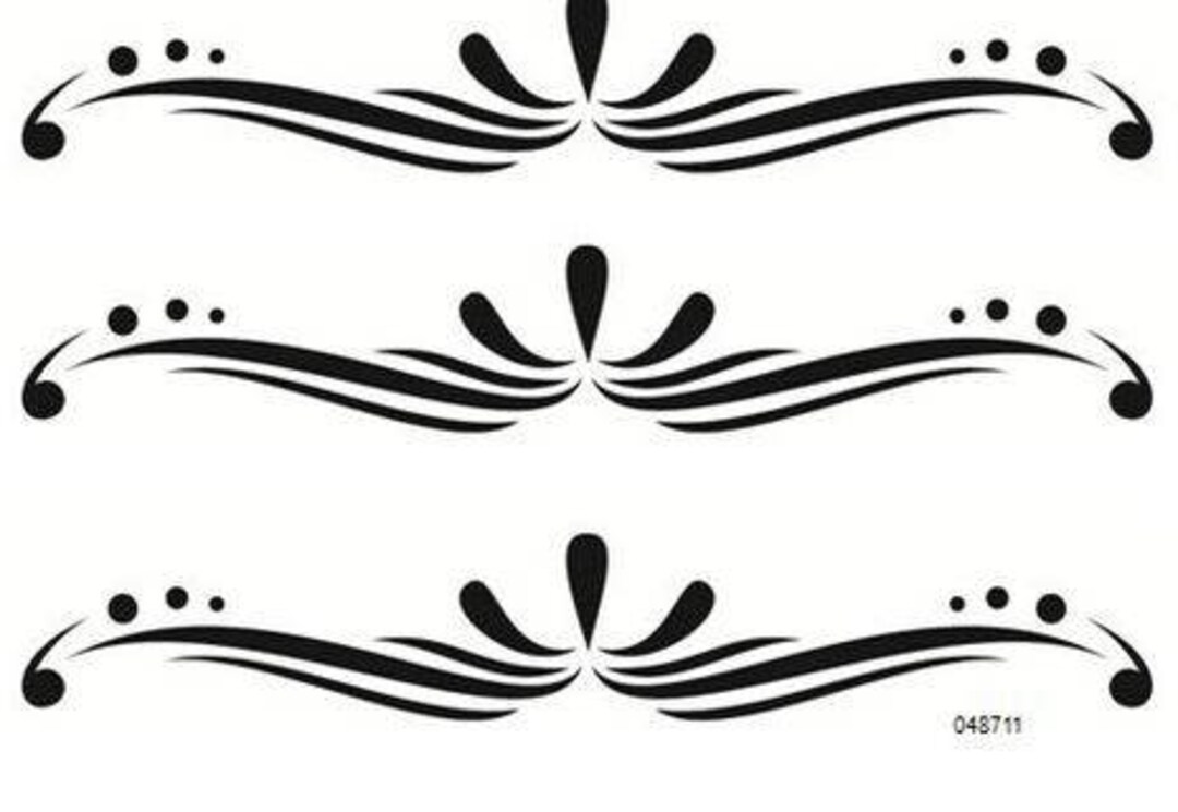 Vintage XL Art Deco Borders Decals ~furniture Size~ - Etsy