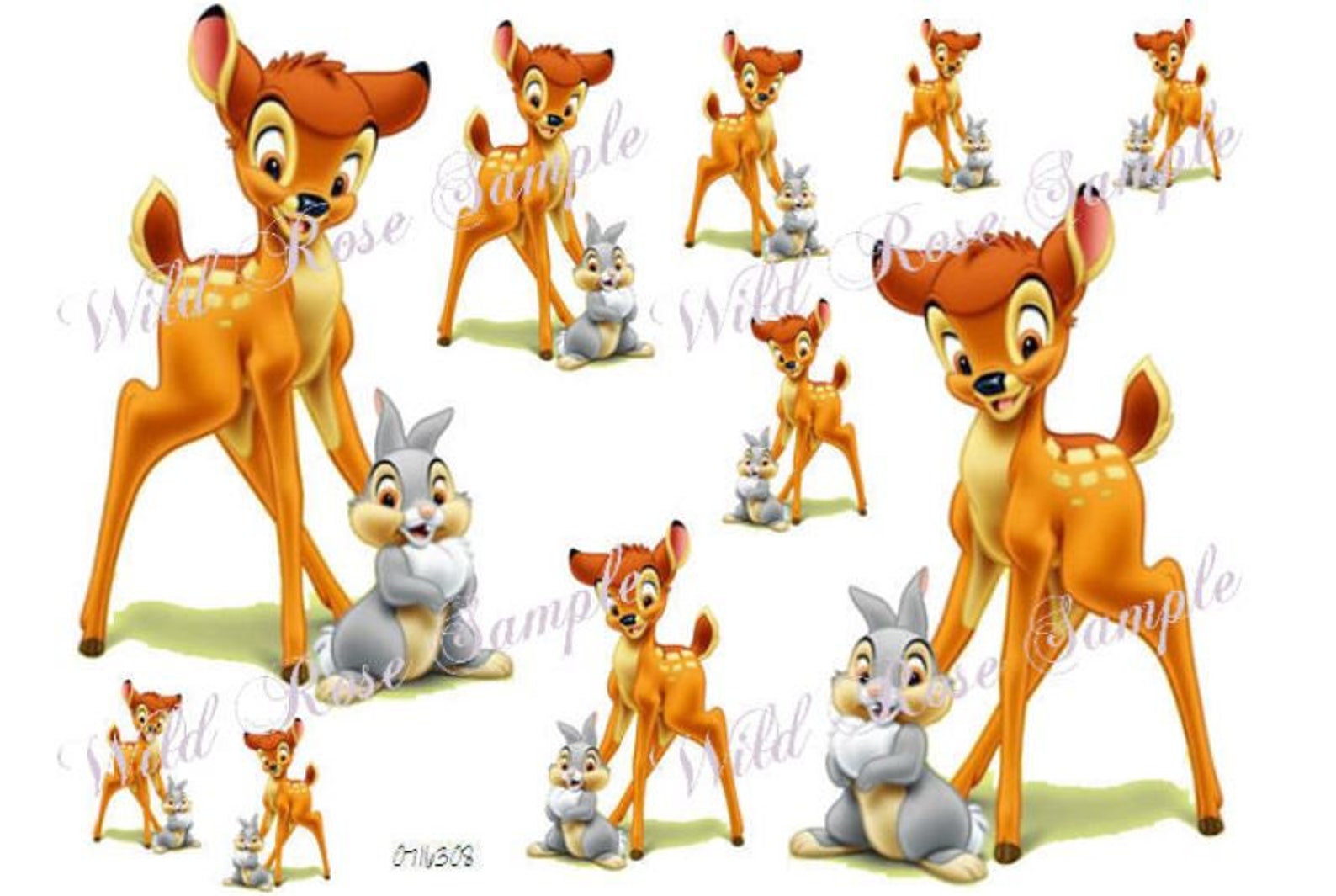 Vintage Adorable Bambi Shabby Decals ~PLUS 2 XL Furniture Size~ - Etsy