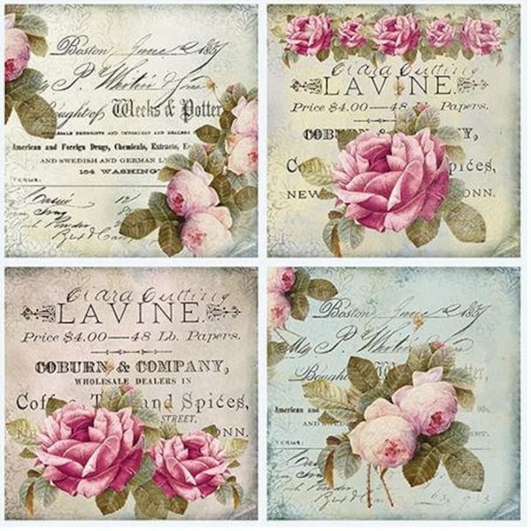 Shabby Chic Decals - Etsy