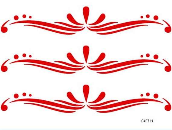 Red Elegant Borders