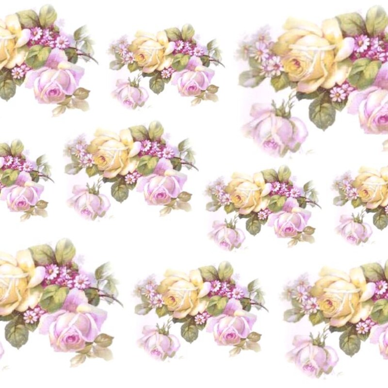 Rose Transfers - Etsy