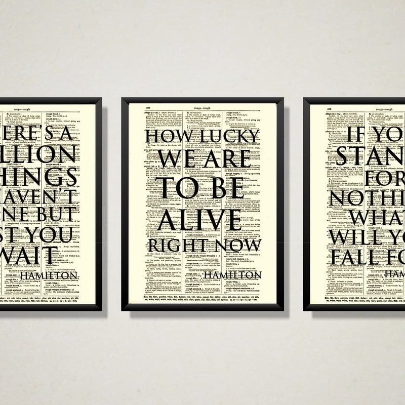 Hamilton Posters - Etsy