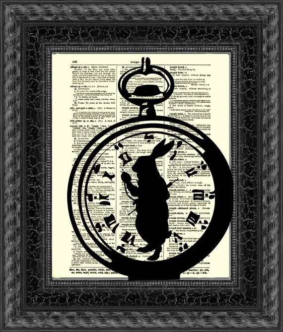 Alice in Wonderland White Rabbit I'm Late Alice in | Etsy