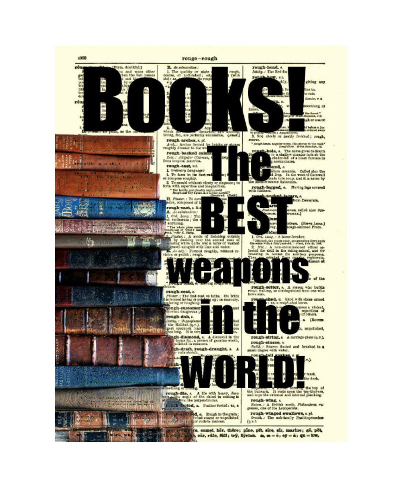 Books! the Best Weapons in the World! Doctor Who Quote on A 125 Year ...