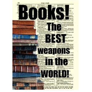 Books! the Best Weapons in the World! Doctor Who Quote on A 125 Year ...