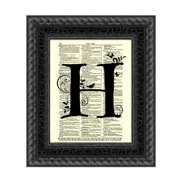 Letter H Monogram - Etsy