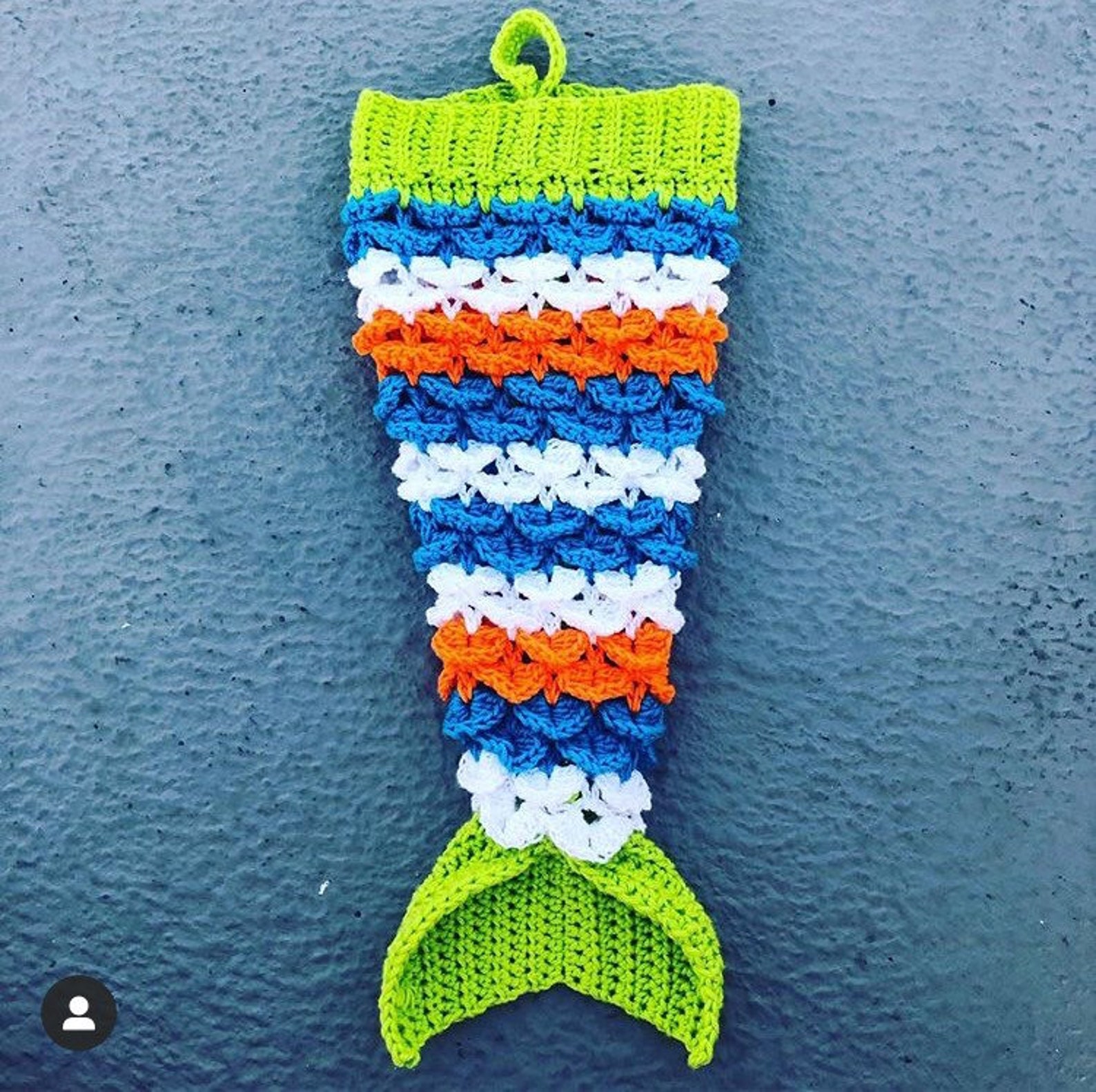 Mermaid Christmas Stocking Crochet Pattern PDF Mermaid Tail - Etsy UK