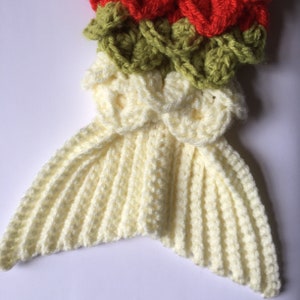 Mermaid Christmas Stocking Crochet Pattern PDF, Mermaid Tail, Christmas ...