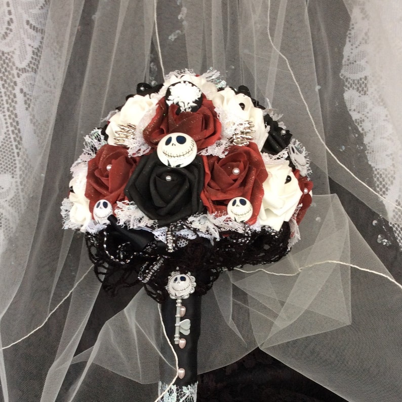 Jack Skellington Fantasy Wedding Bridal Bride Bouquet - Etsy