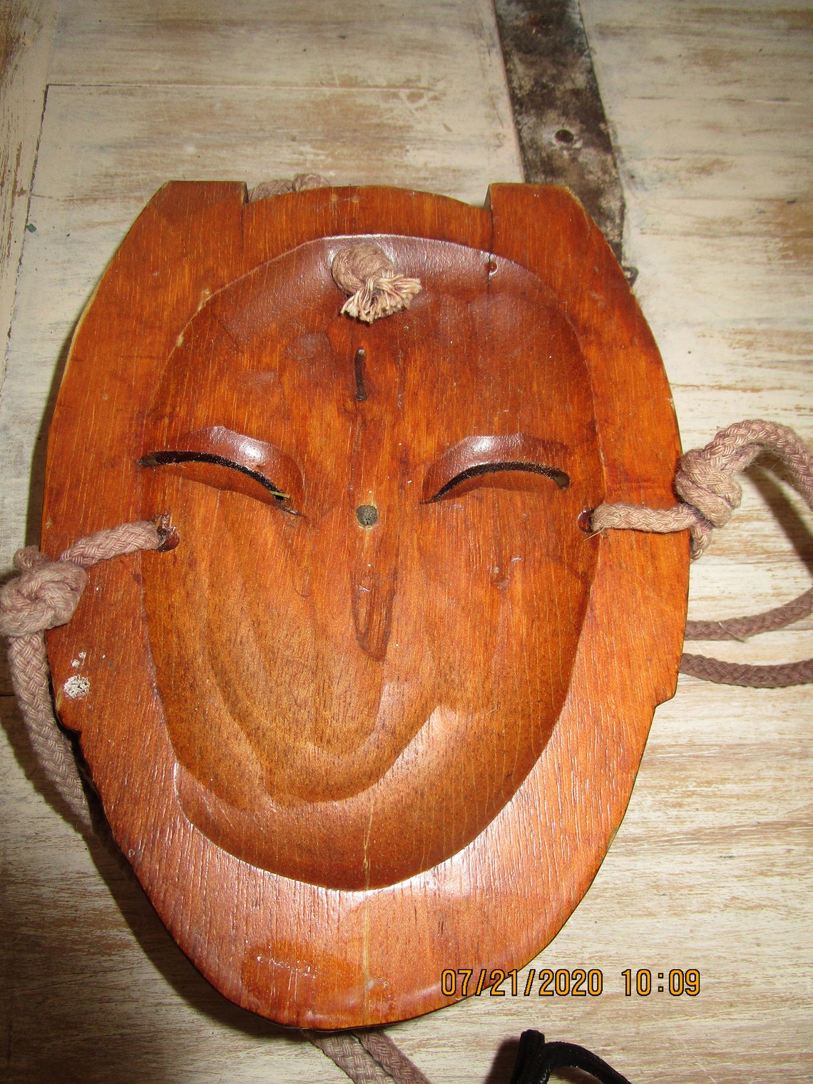 9" Korean Folk Mask Hahoe Mask Hahoetal Character - Etsy