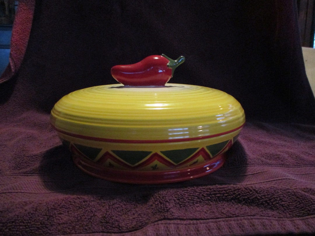 Oneida Red Chili Pepper Tortilla Warmer Covered Dish Hand Painted - Etsy