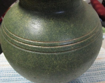 Green and Gold Vase - Etsy