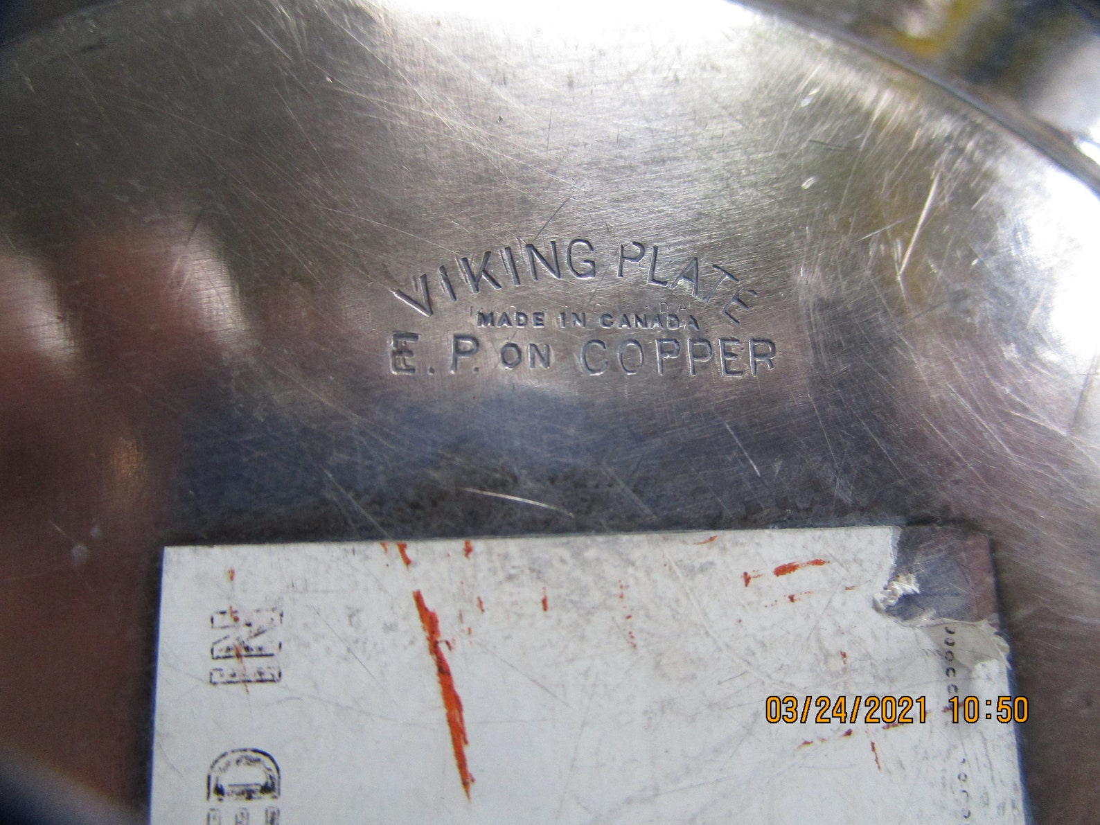 Viking Plate Ep on Copper Made in Canada - Etsy