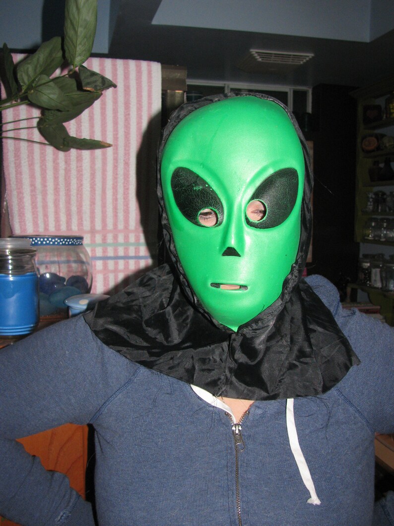Vintage Alien Mask Super Scary - Etsy