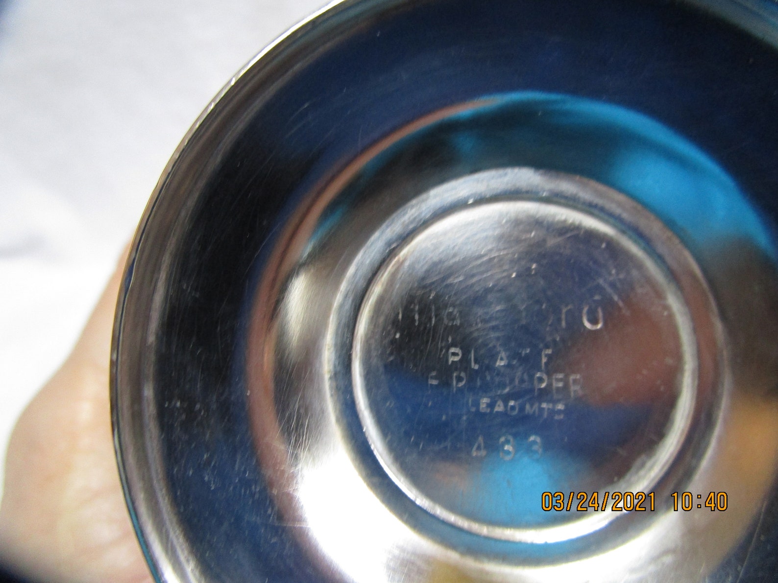 Vintage Silver EP Copper Creamer and Sugar Bowl by Marlboro. - Etsy