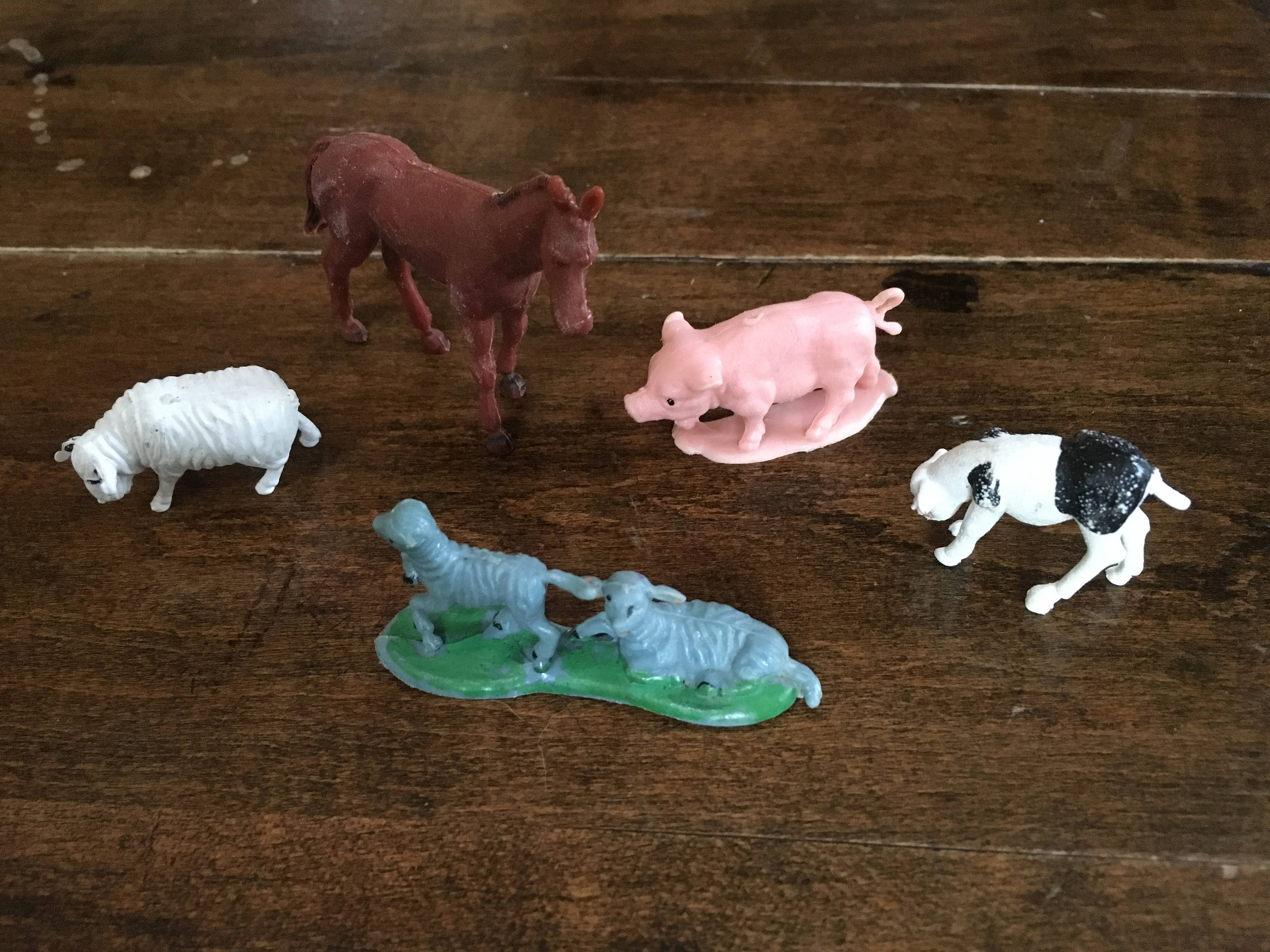 Vintage Farm Animal and Equipment Lot | 60s Hollow Body | Made in Hong ...