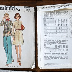 1960s and 70s Uncut Sewing Patterns Size 8 | Butterick 3580, 3746, 3789 ...