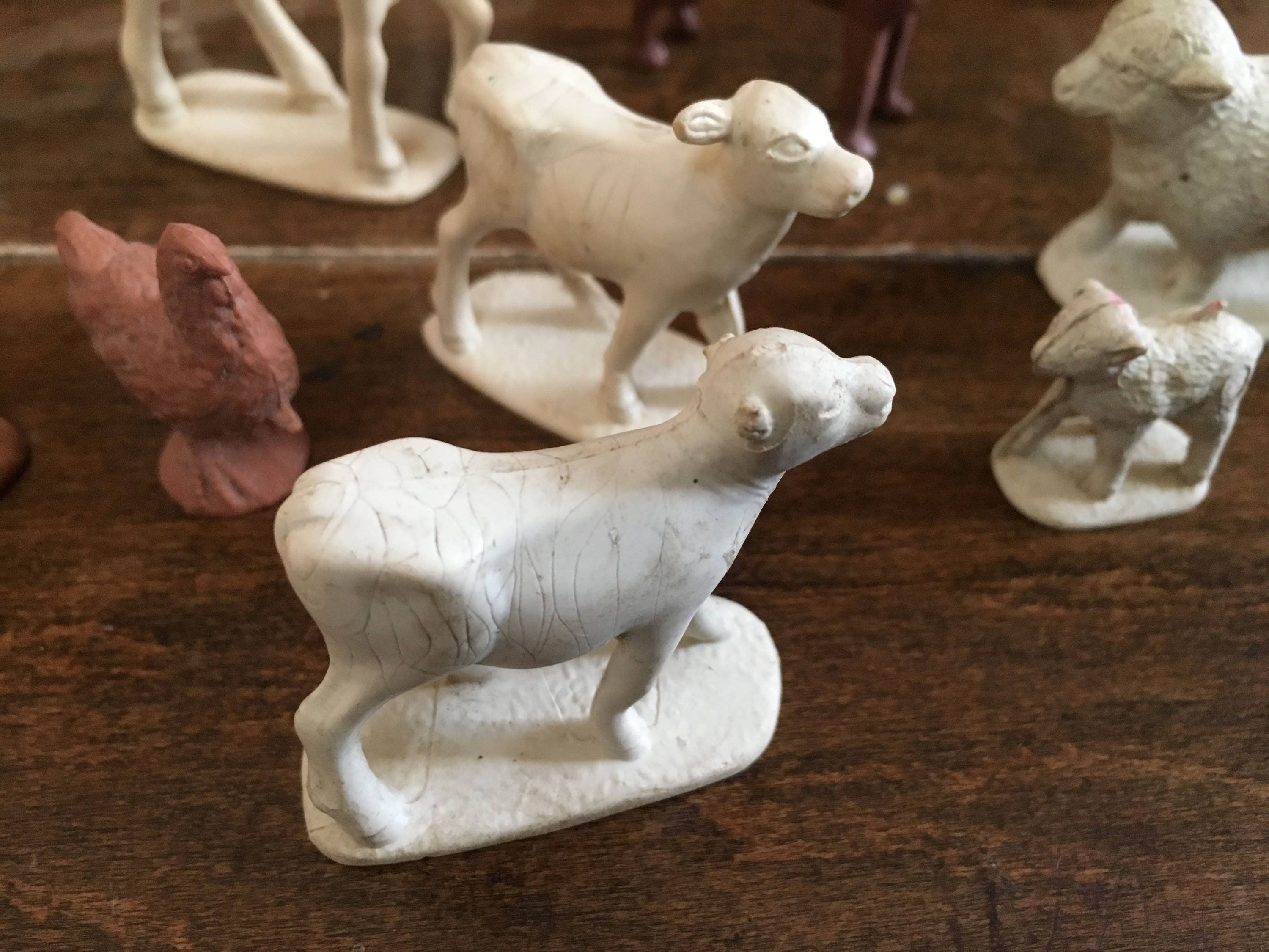 Toys Toys & Games Tim Mee Toys 60s Hollow Body Rubber Farm Animals Made ...