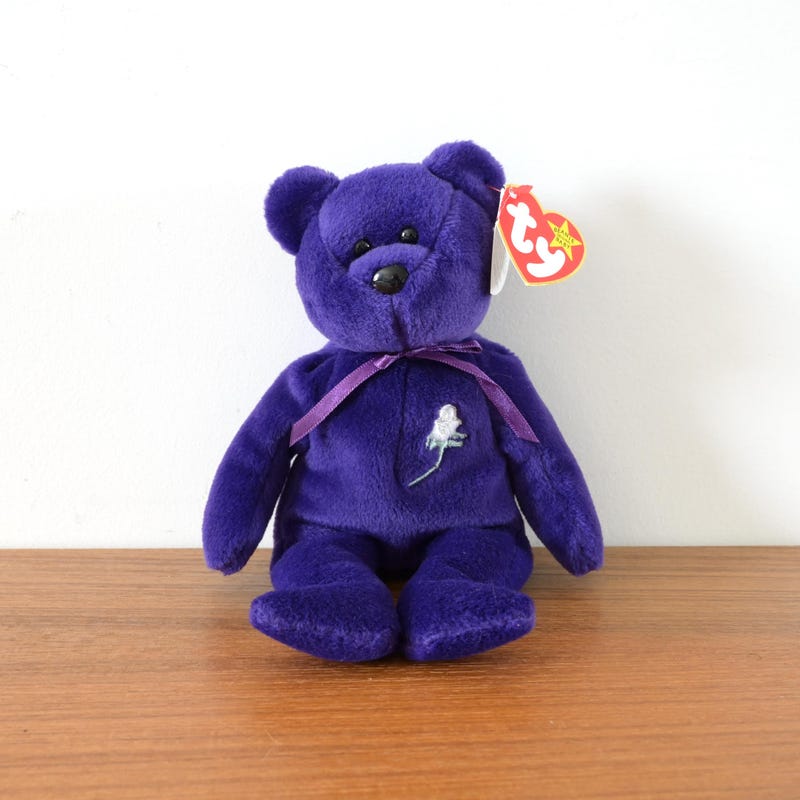 Purple Princess Ty Beanie Baby - Etsy