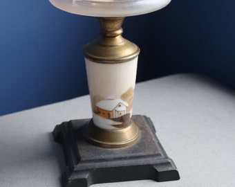 Winter Scene Lamp - Etsy