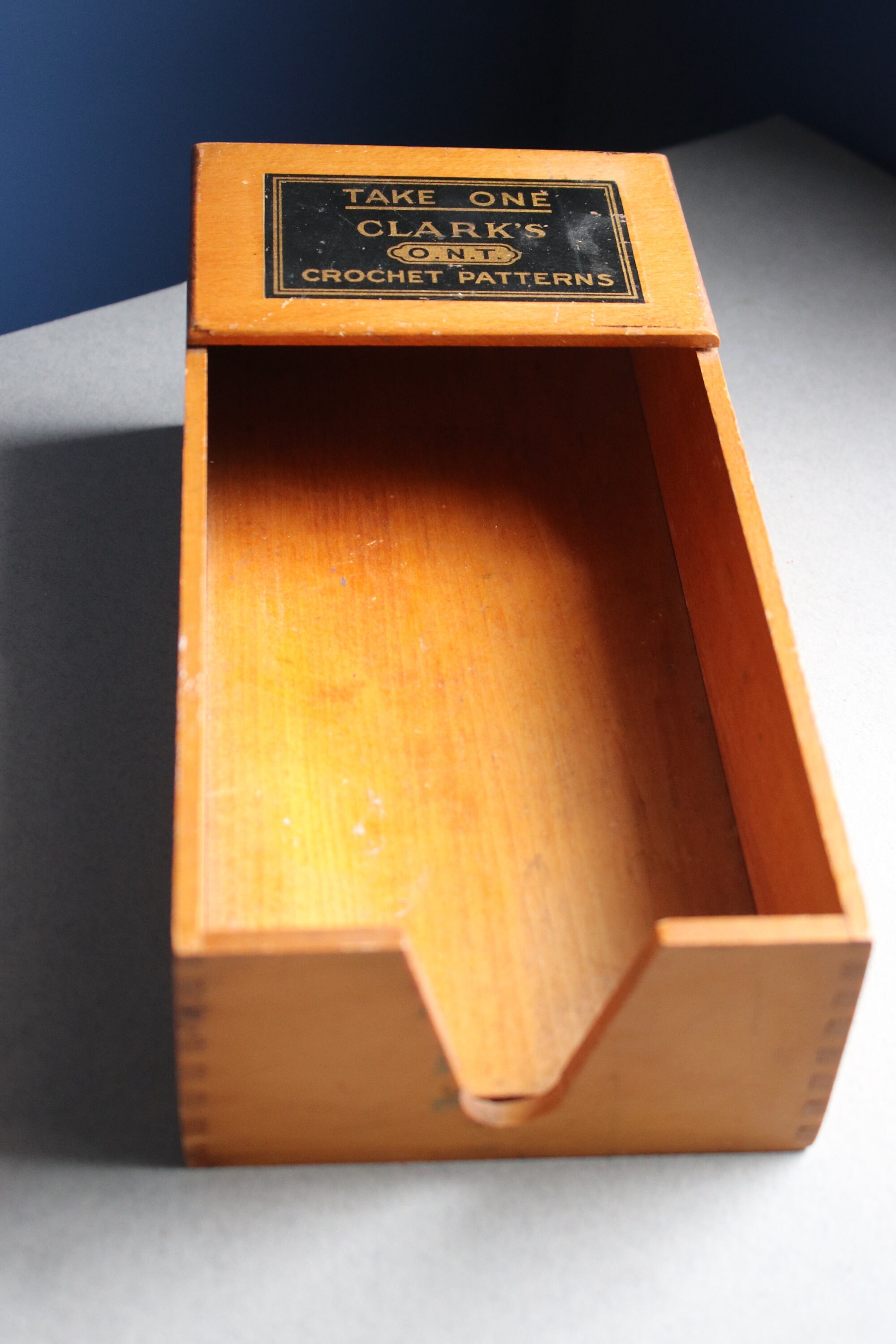 Clark's O.N.T. Wooden Box Tray