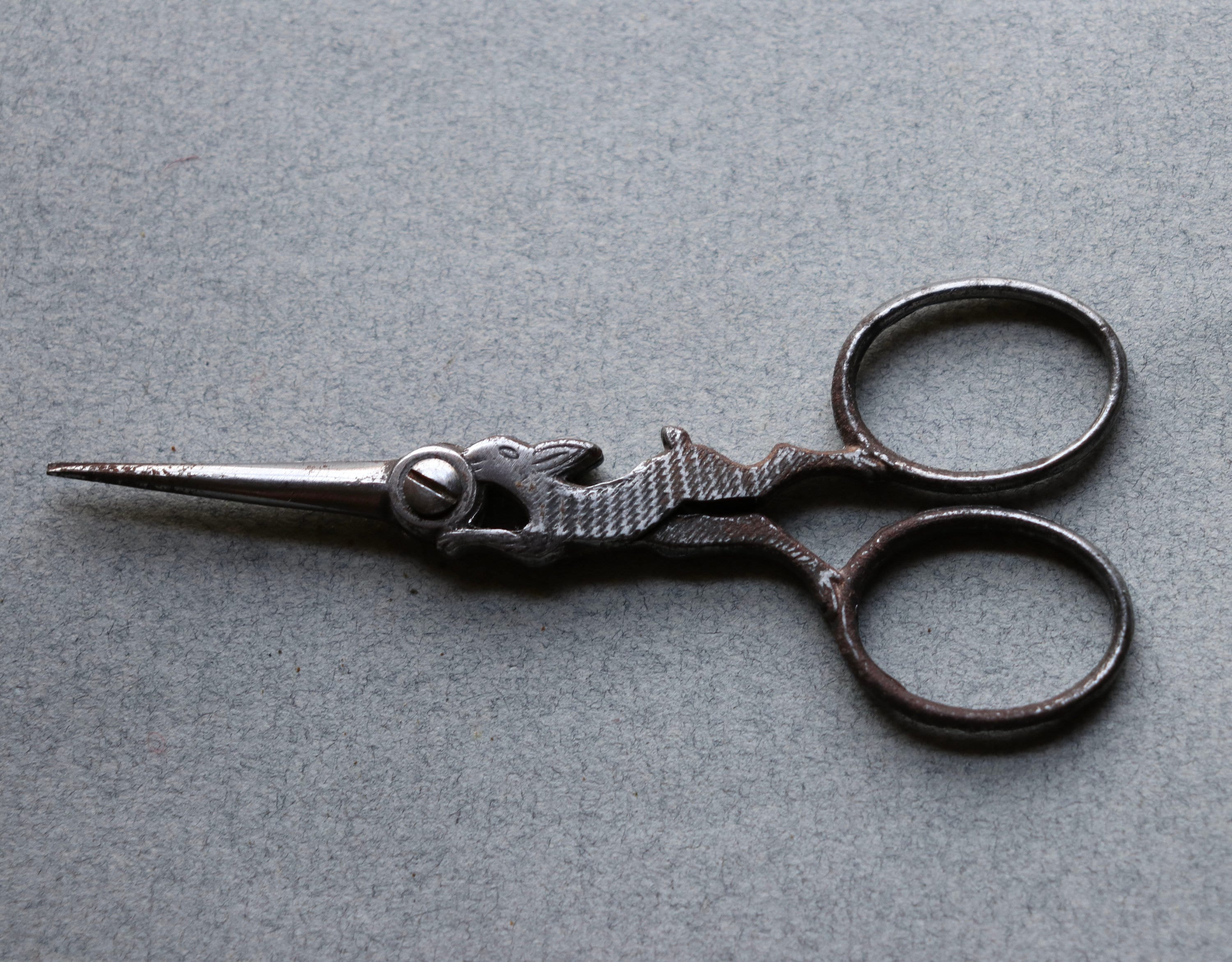 Antique, French, Rabbit Scissors