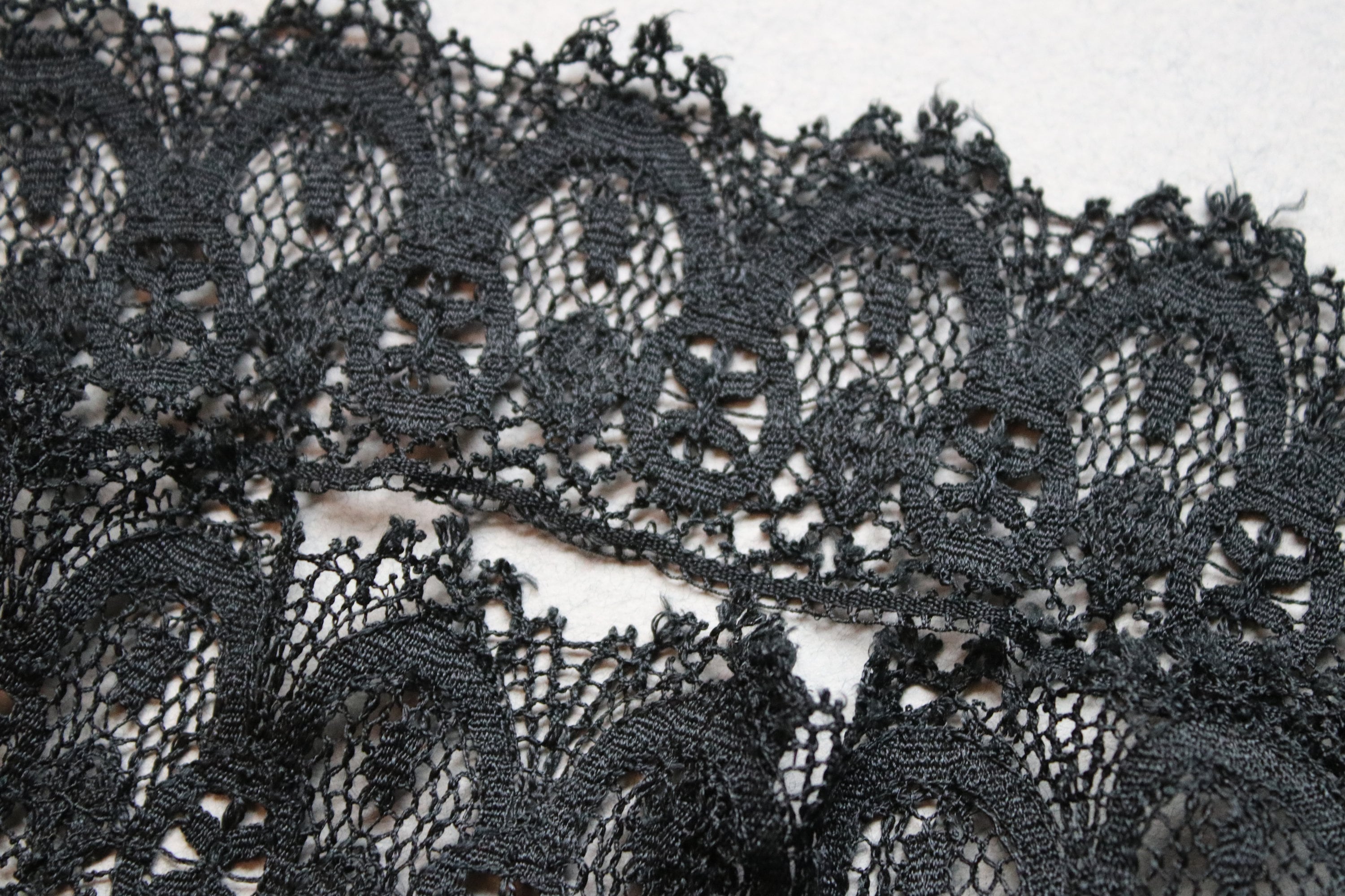Victorian Era Black Lace Trim