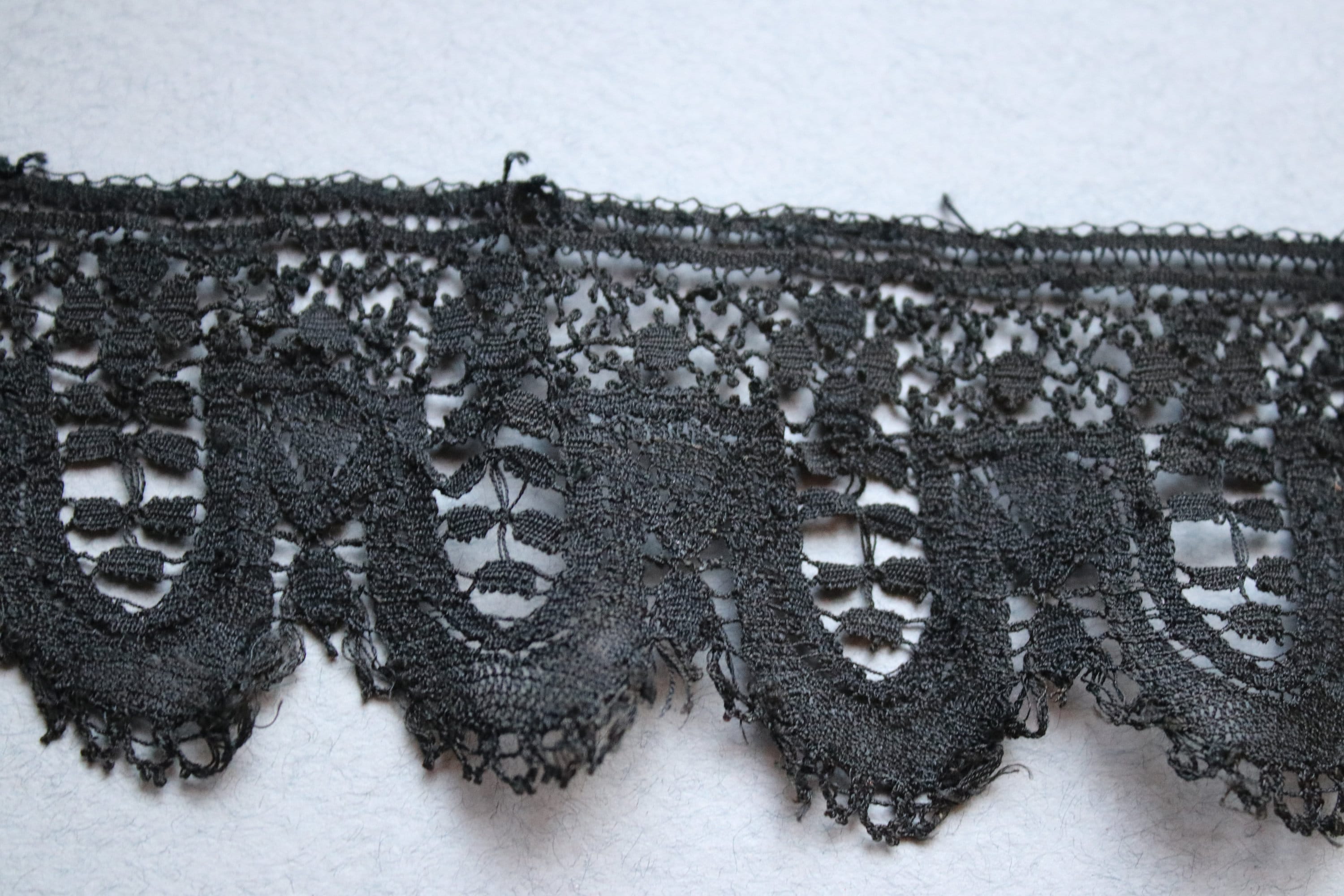 Victorian Era Black Lace Trim
