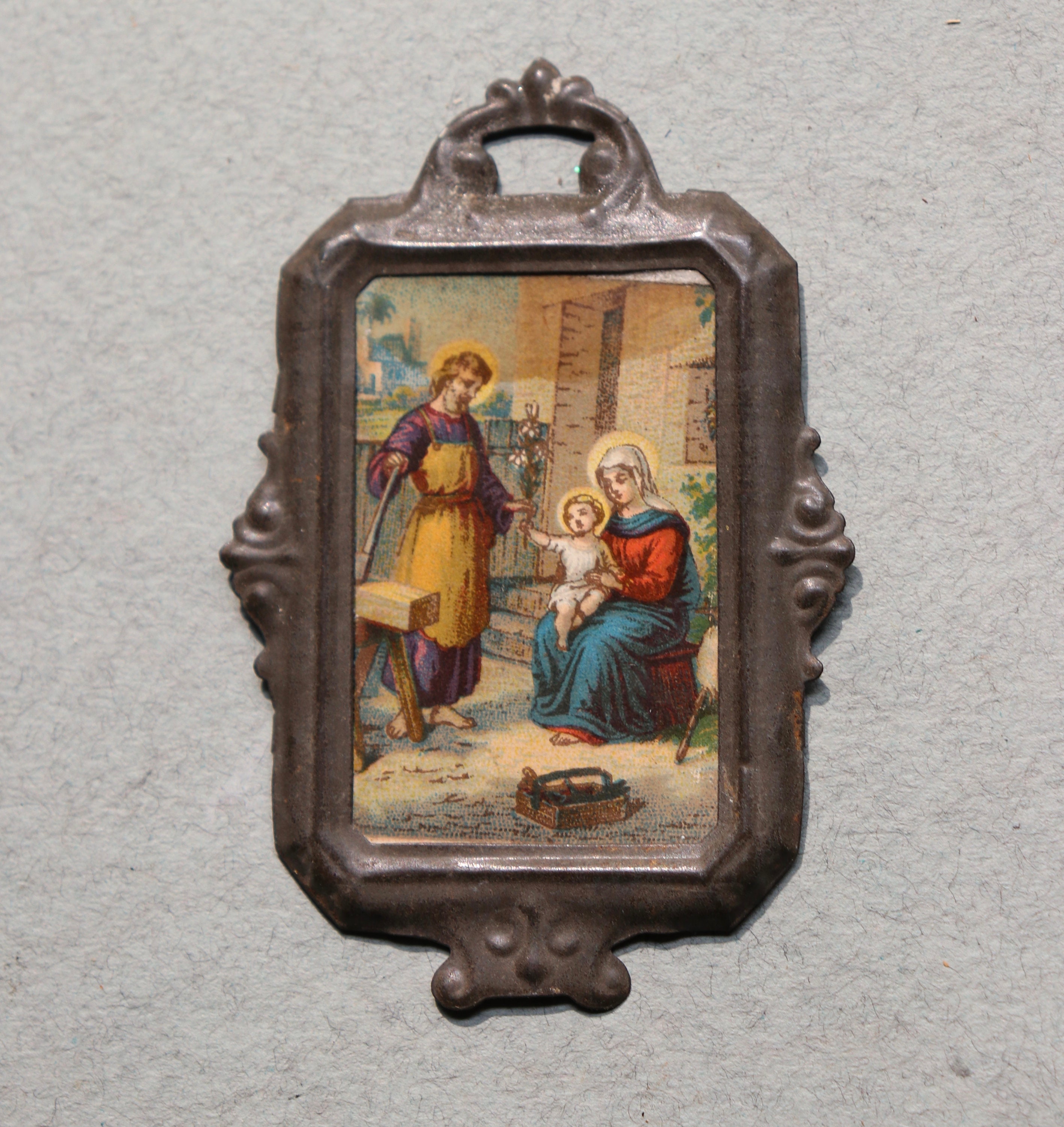French Devotional Images of Jesus, Mary and Joseph