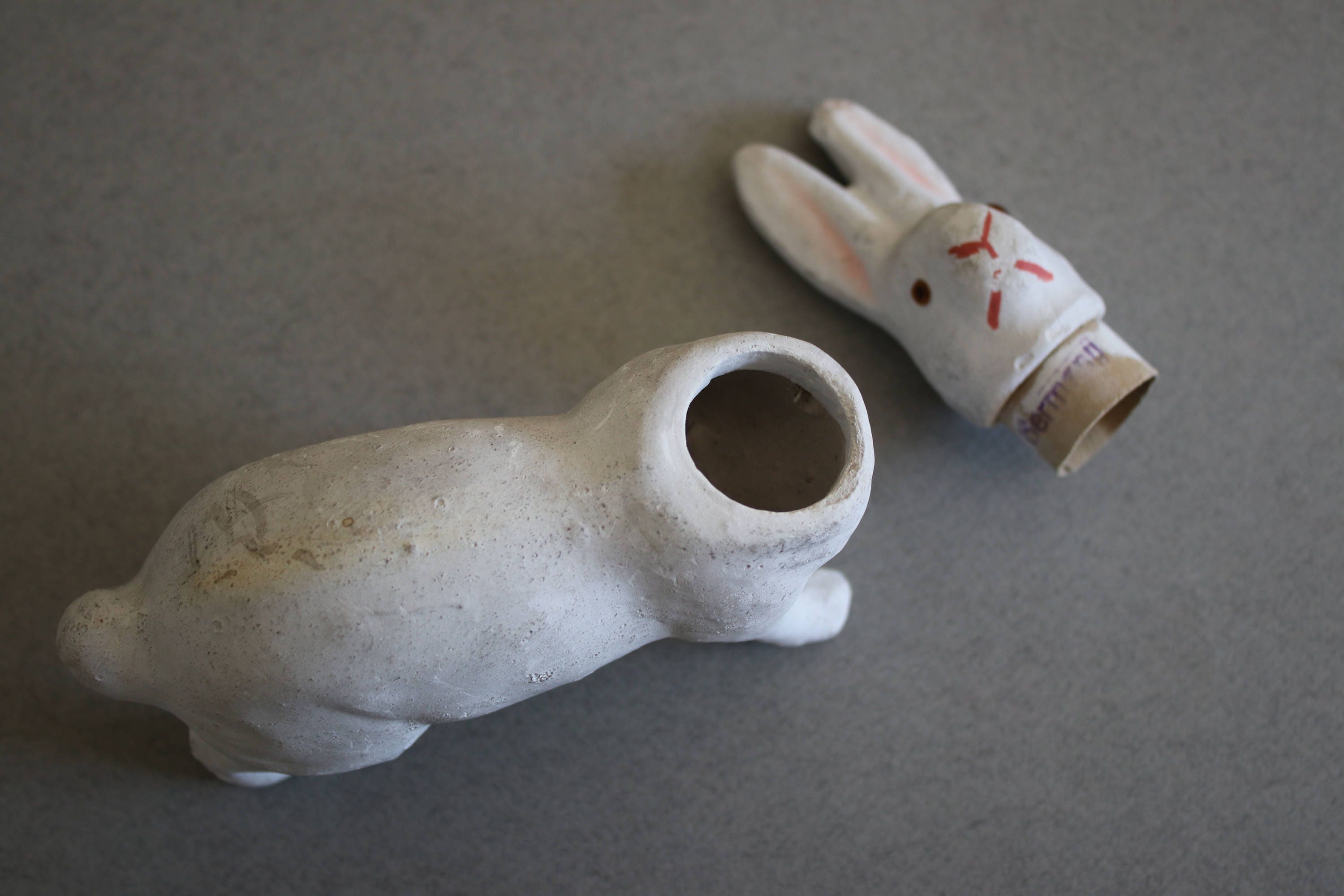 Antique Rabbit Candy Container