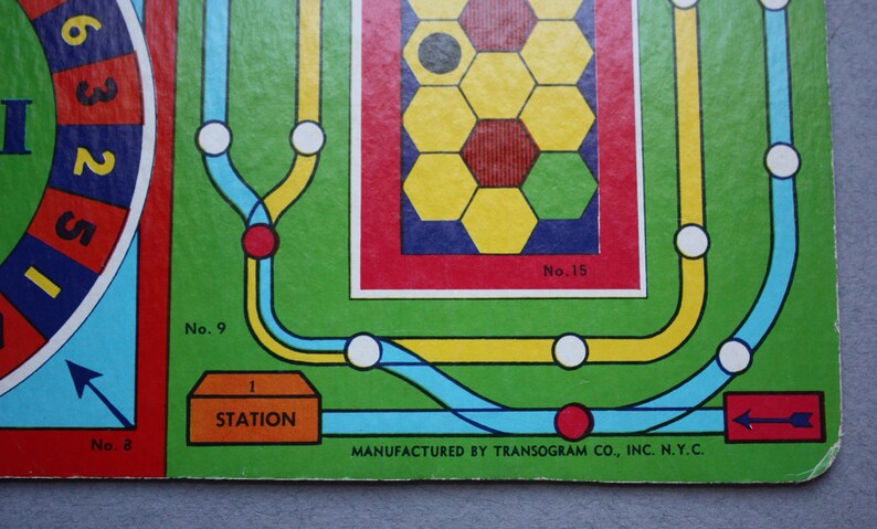 Transogram 1955 Pachizsi Game Board | Etsy