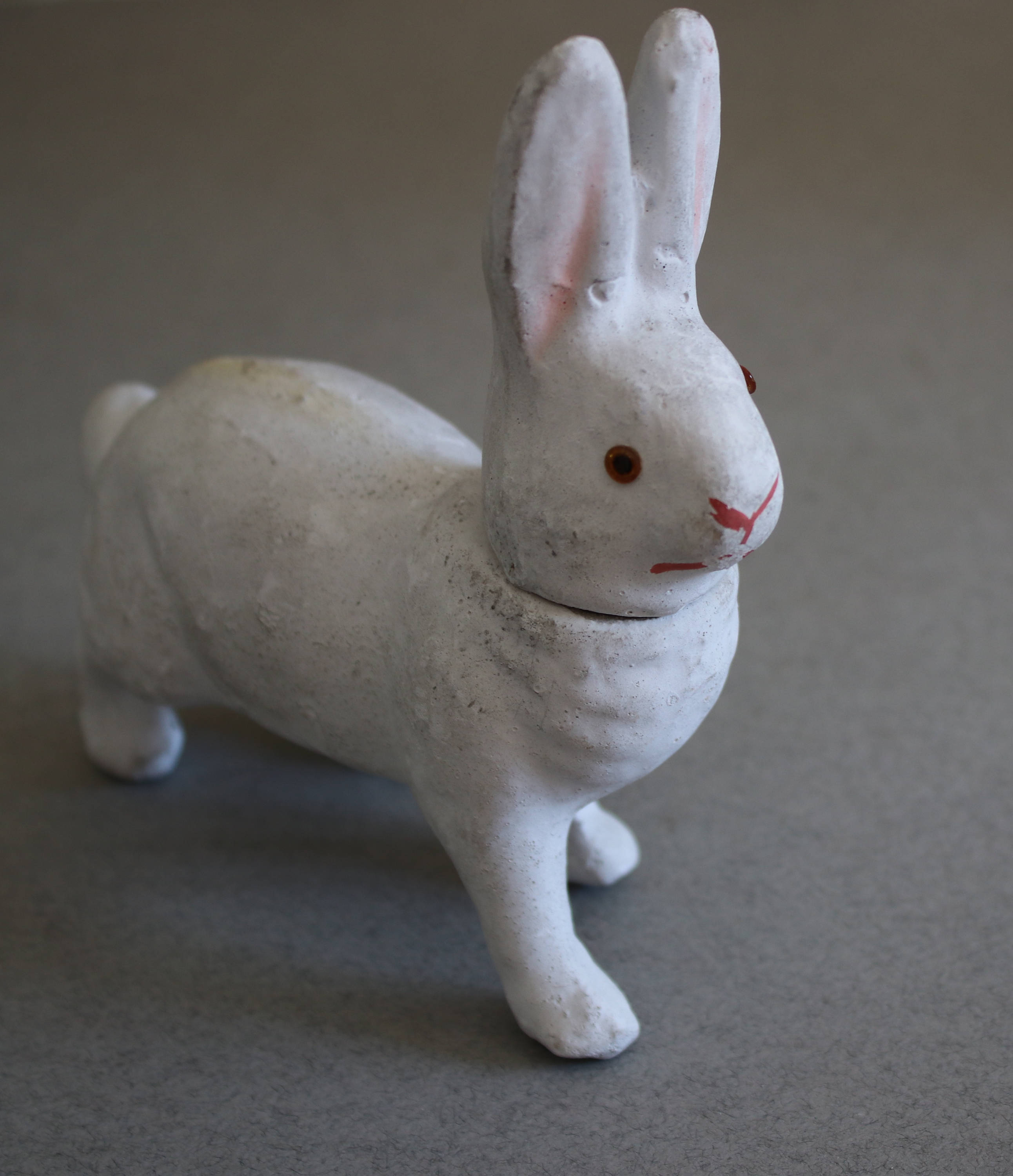 Antique Rabbit Candy Container