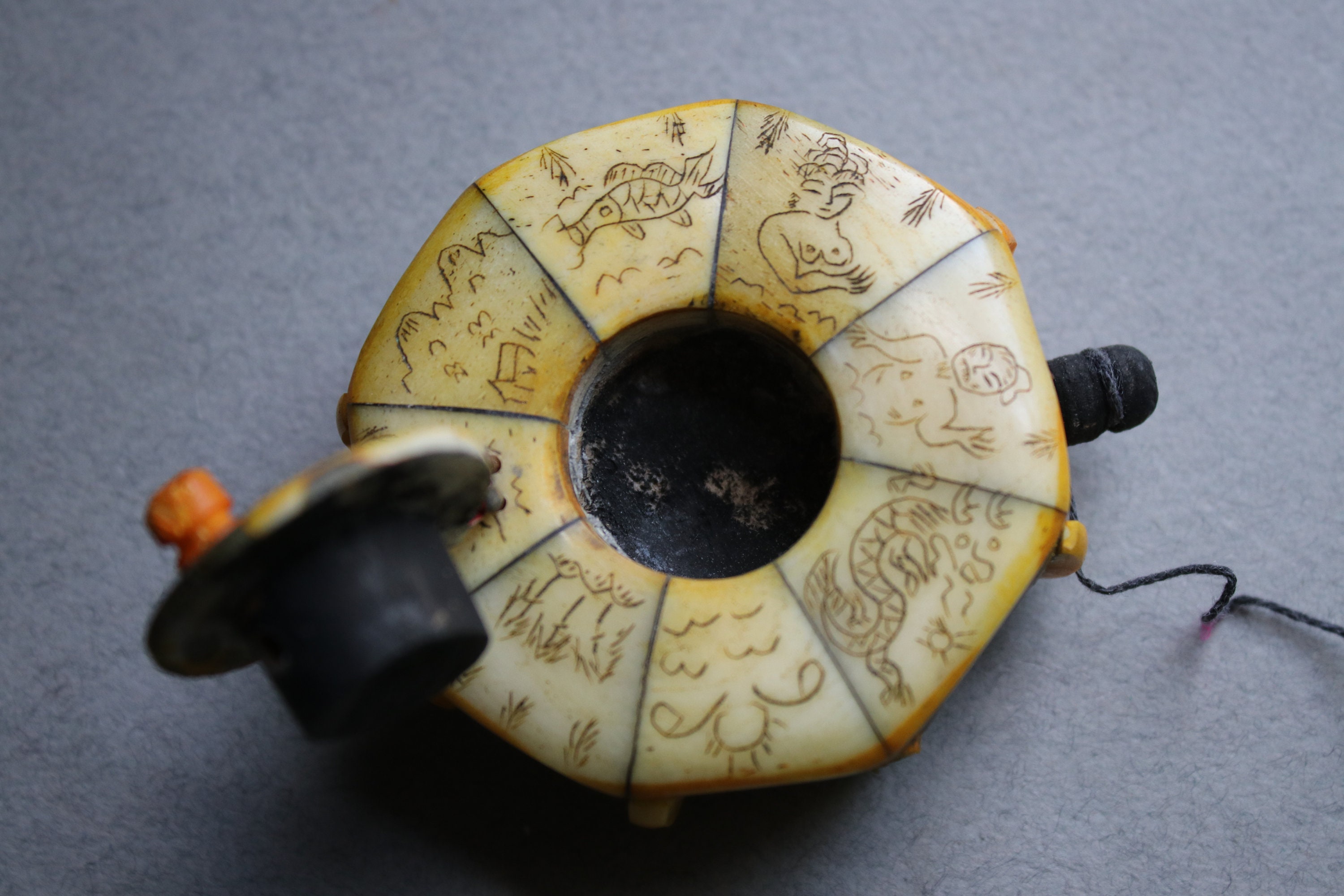 Chinese Bone Inkwell