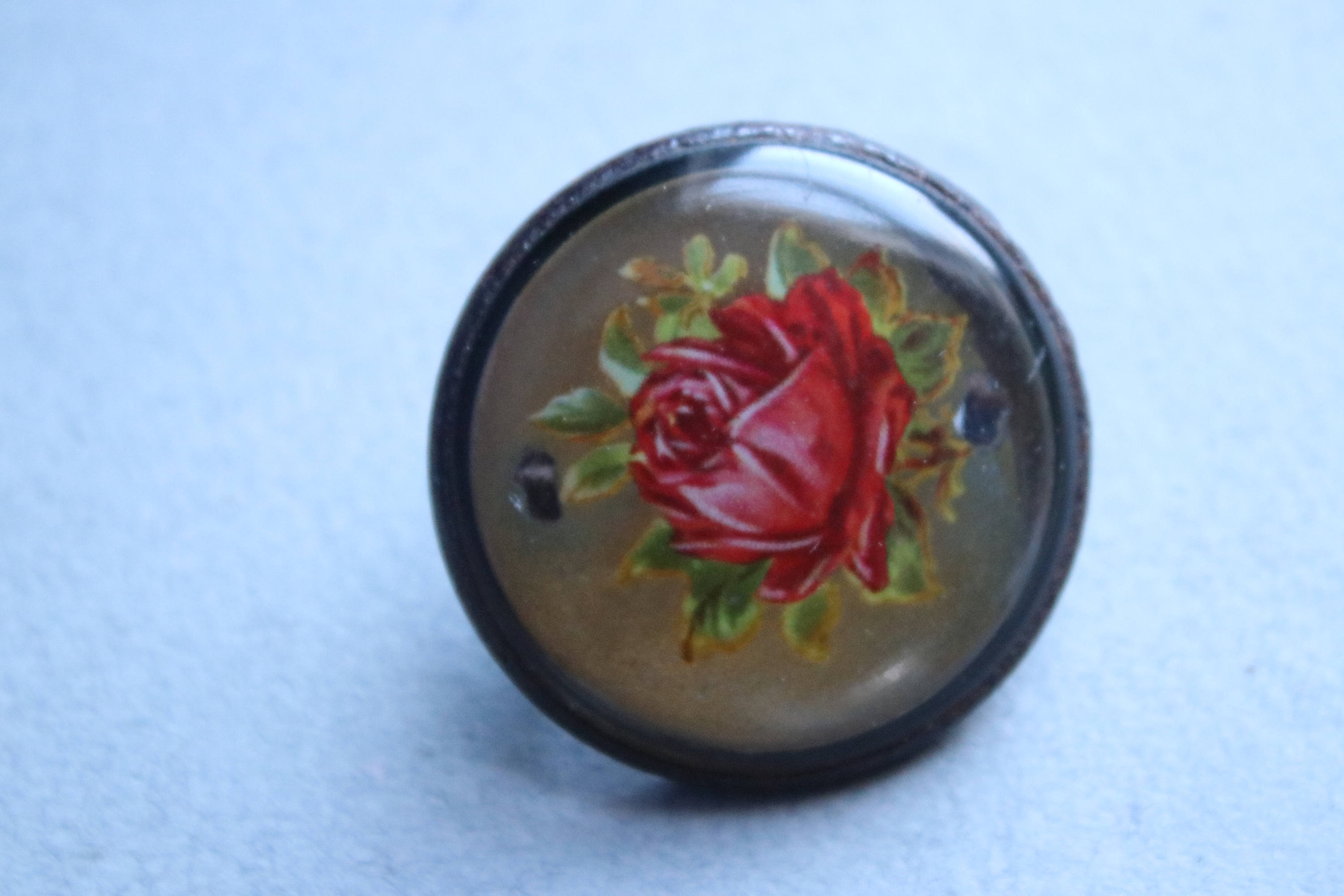 Antique, Victorian, Rose Bridle Rosette
