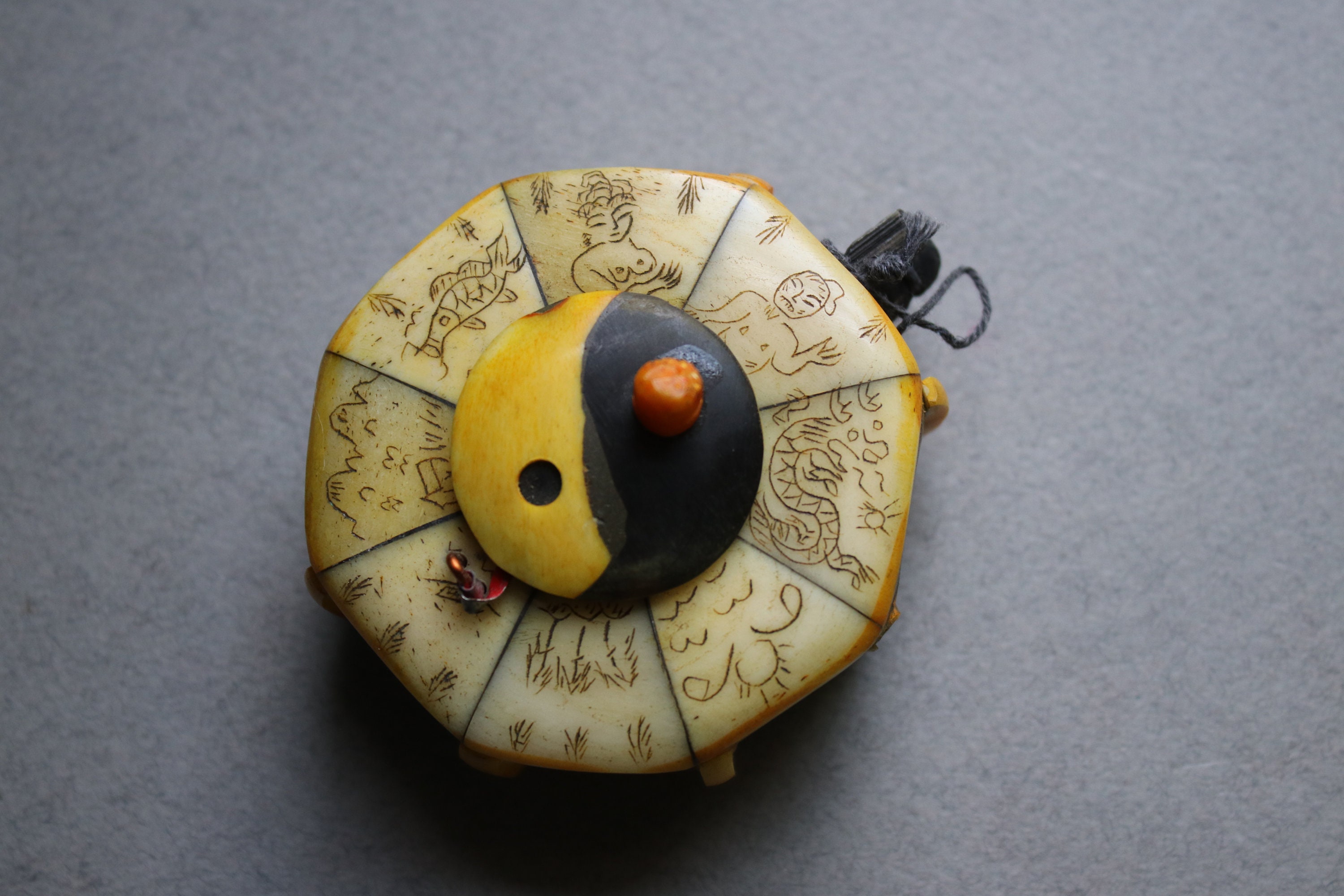 Chinese Bone Inkwell