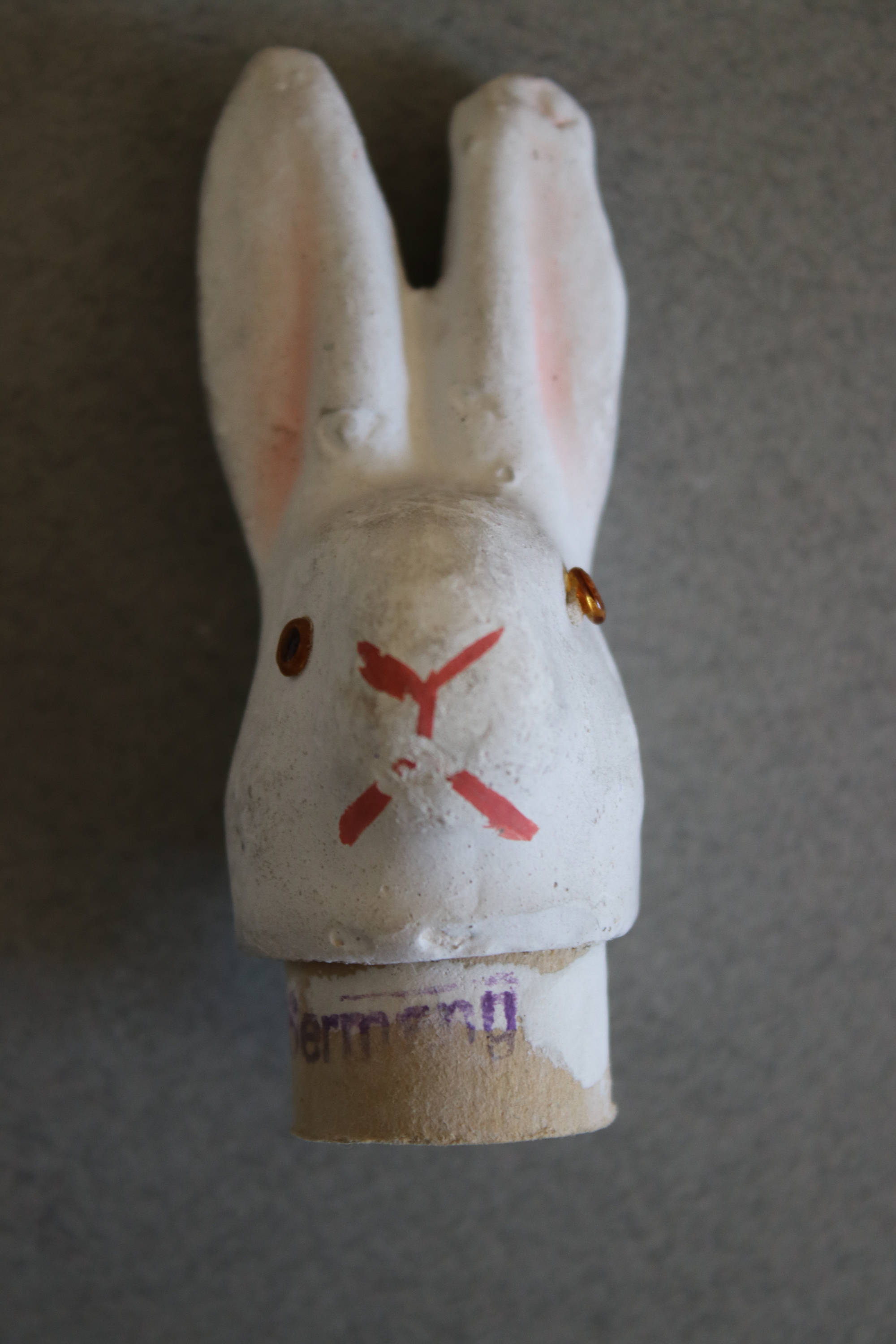 Antique Rabbit Candy Container