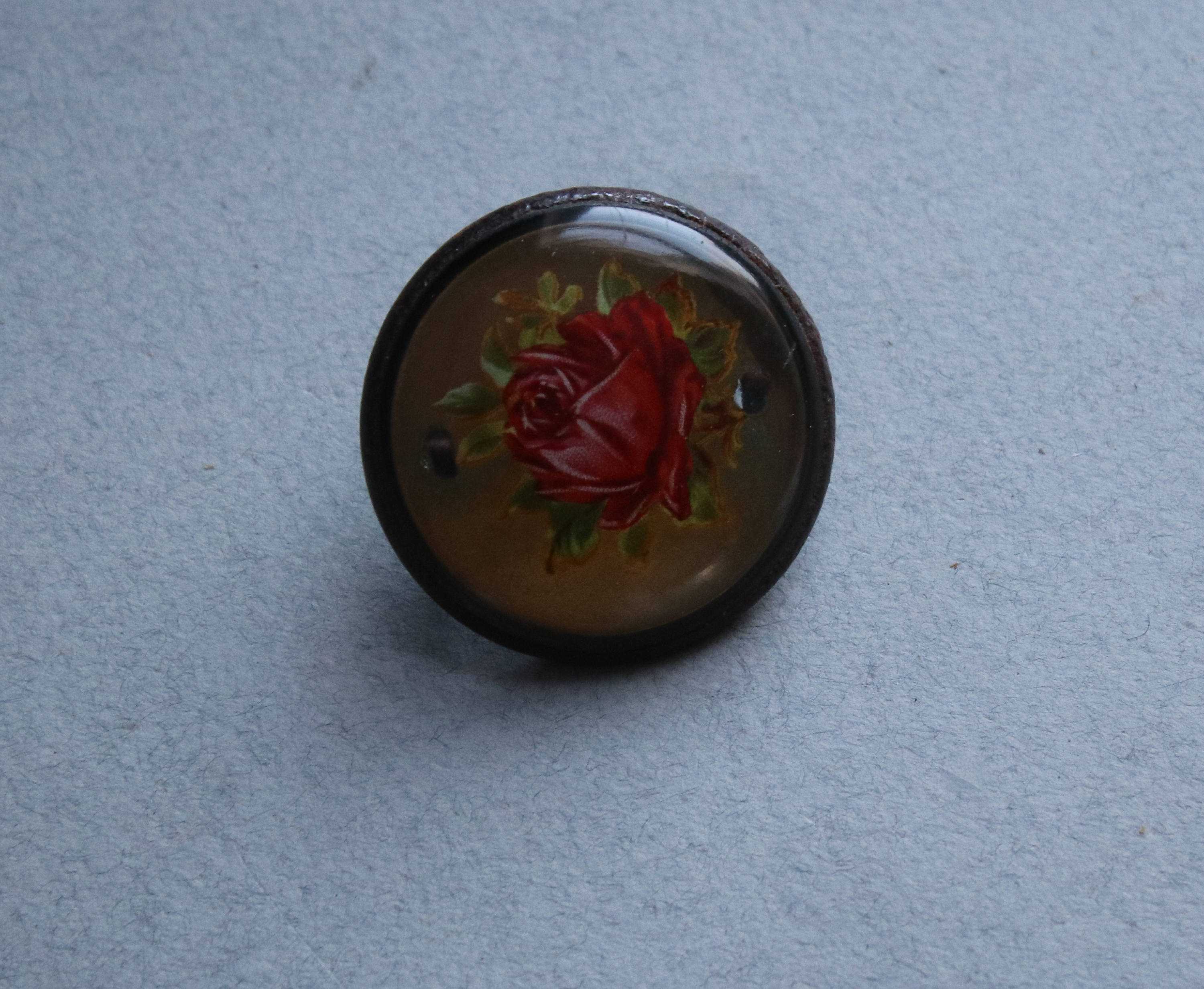 Antique, Victorian, Rose Bridle Rosette