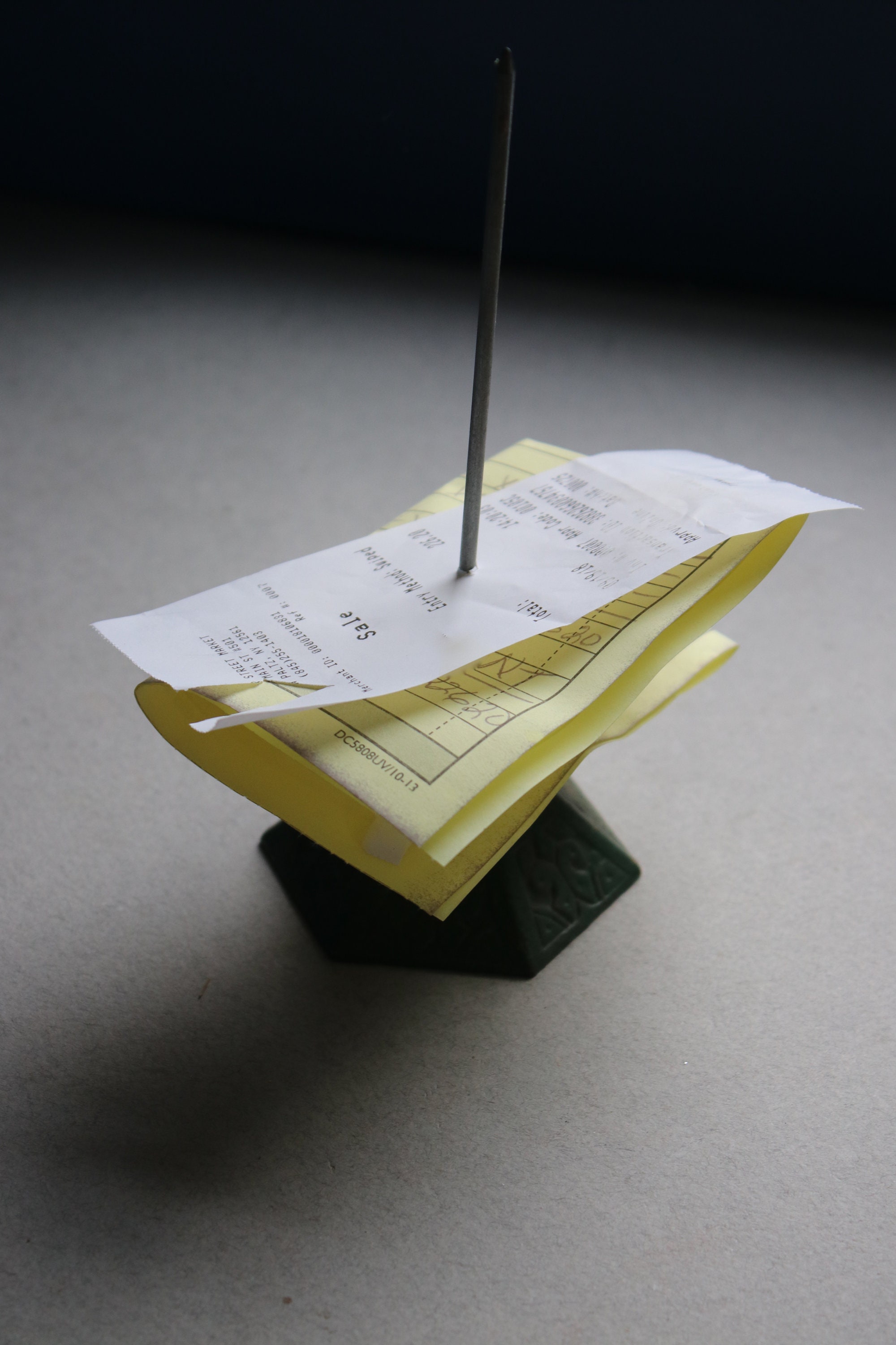 Art Deco Receipt Holder