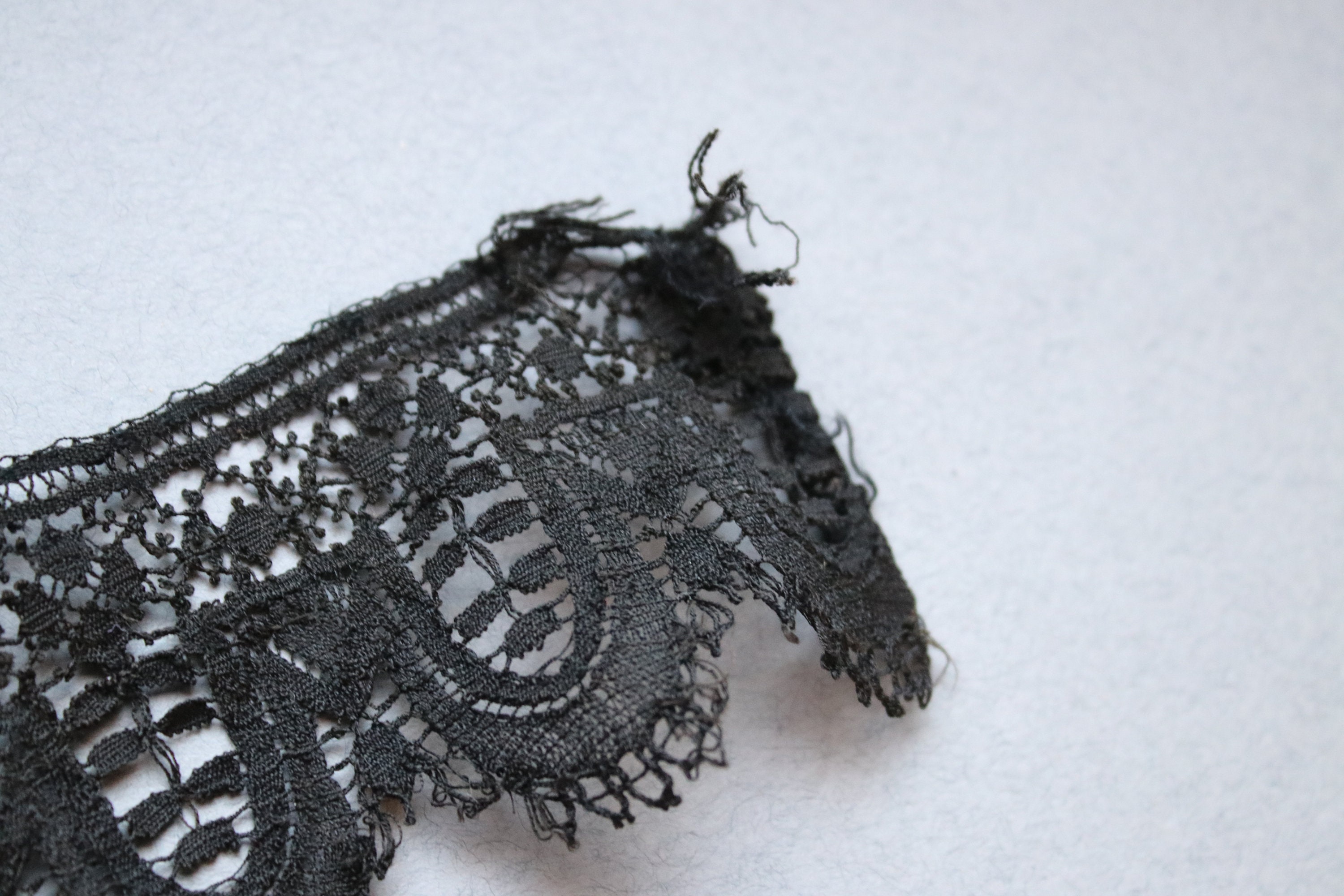 Victorian Era Black Lace Trim