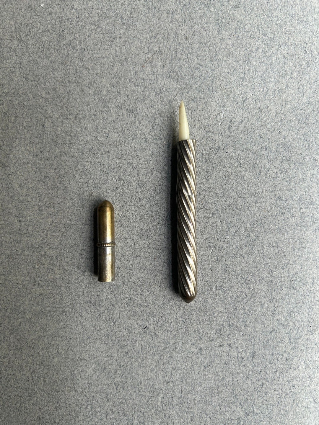 Antique, Etui/quill Holder With Quill, From France - Etsy
