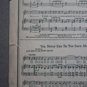 WWI Era Sheet Music: we'll Do Our Share While You're Over There - Etsy