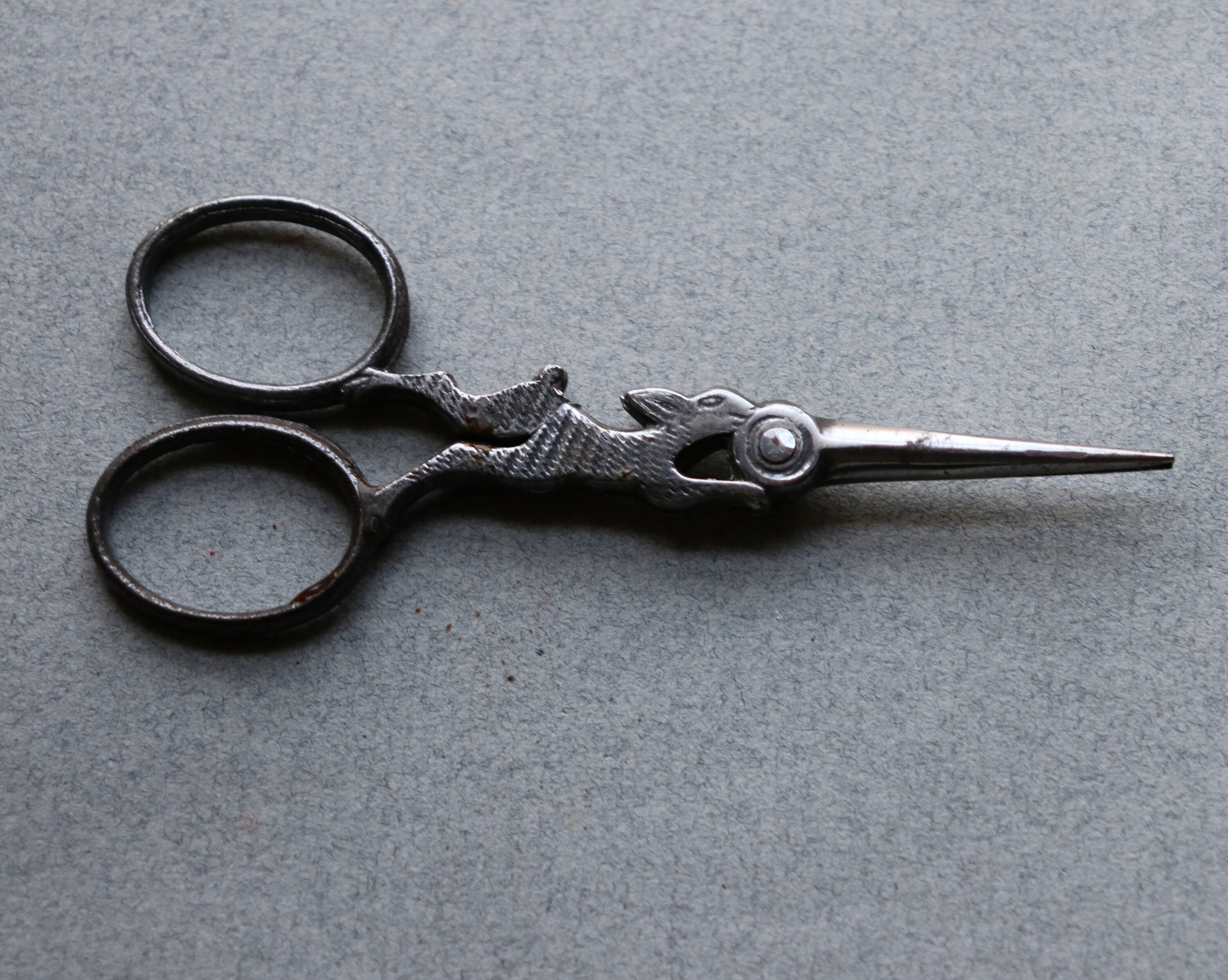 Antique, French, Rabbit Scissors