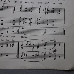 WWI Era Sheet Music: we'll Do Our Share While You're Over There - Etsy