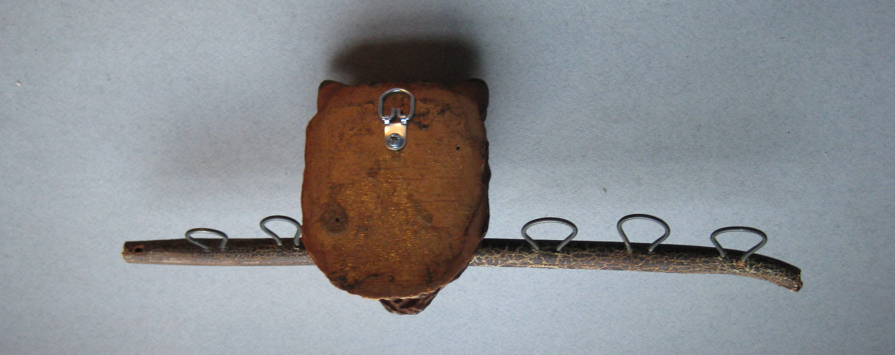 Carved, Black Forest Lion Head Key Holder