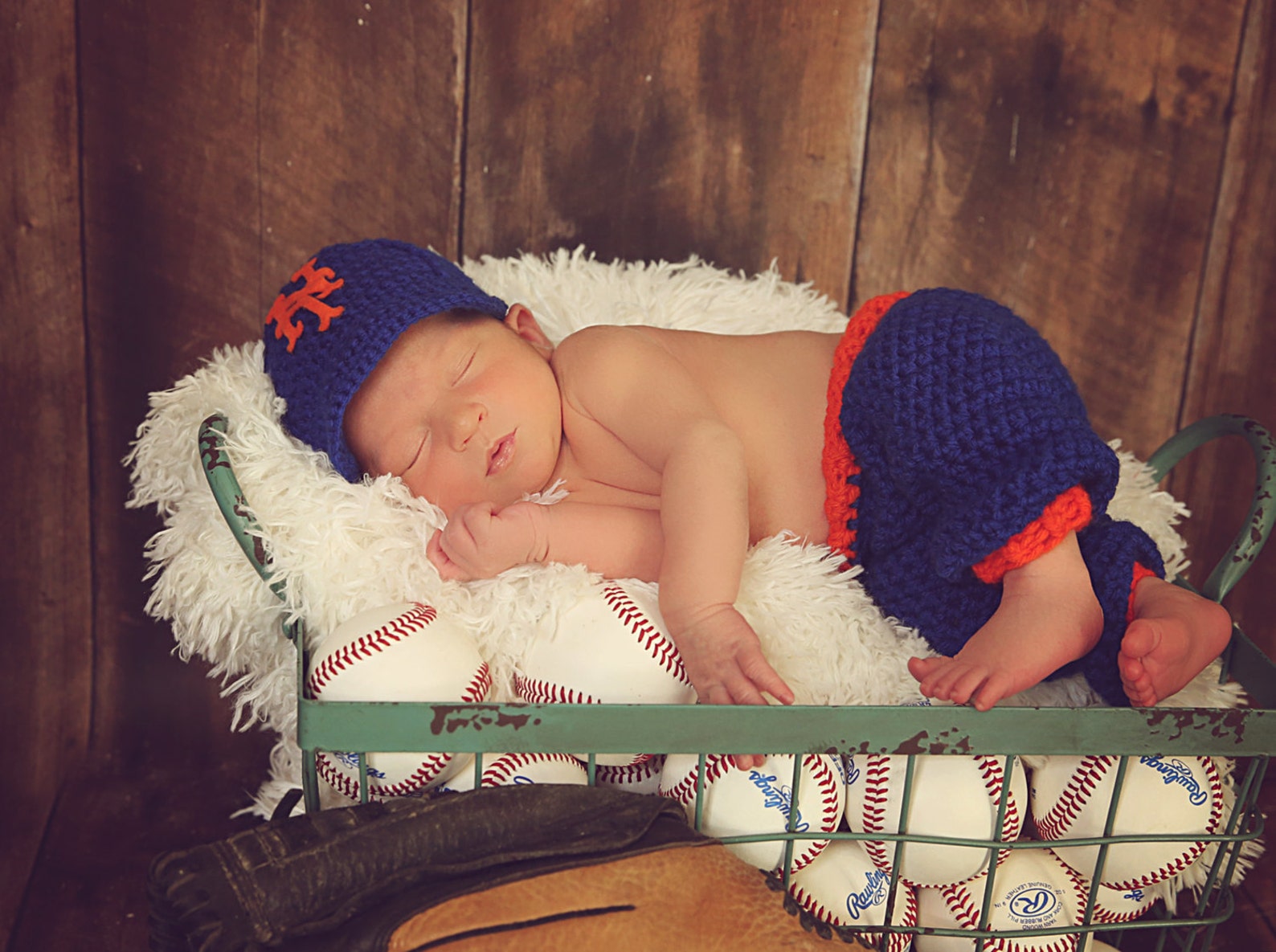 Baseball Set Customizable Crochet Newborn Two-piece Baseball - Etsy