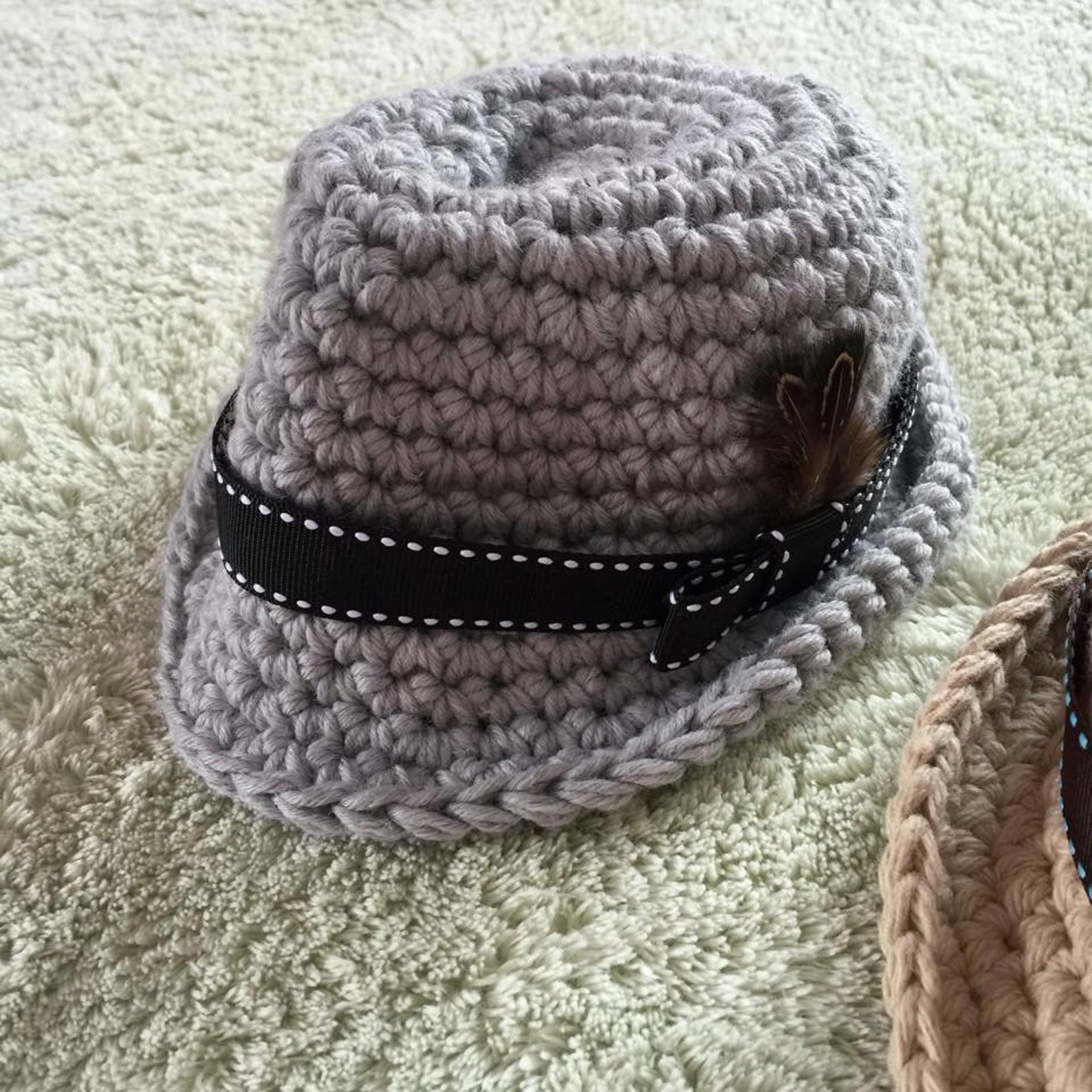 Fedora Hat Made-to-order Crochet Fedora Hats for Babies - Etsy
