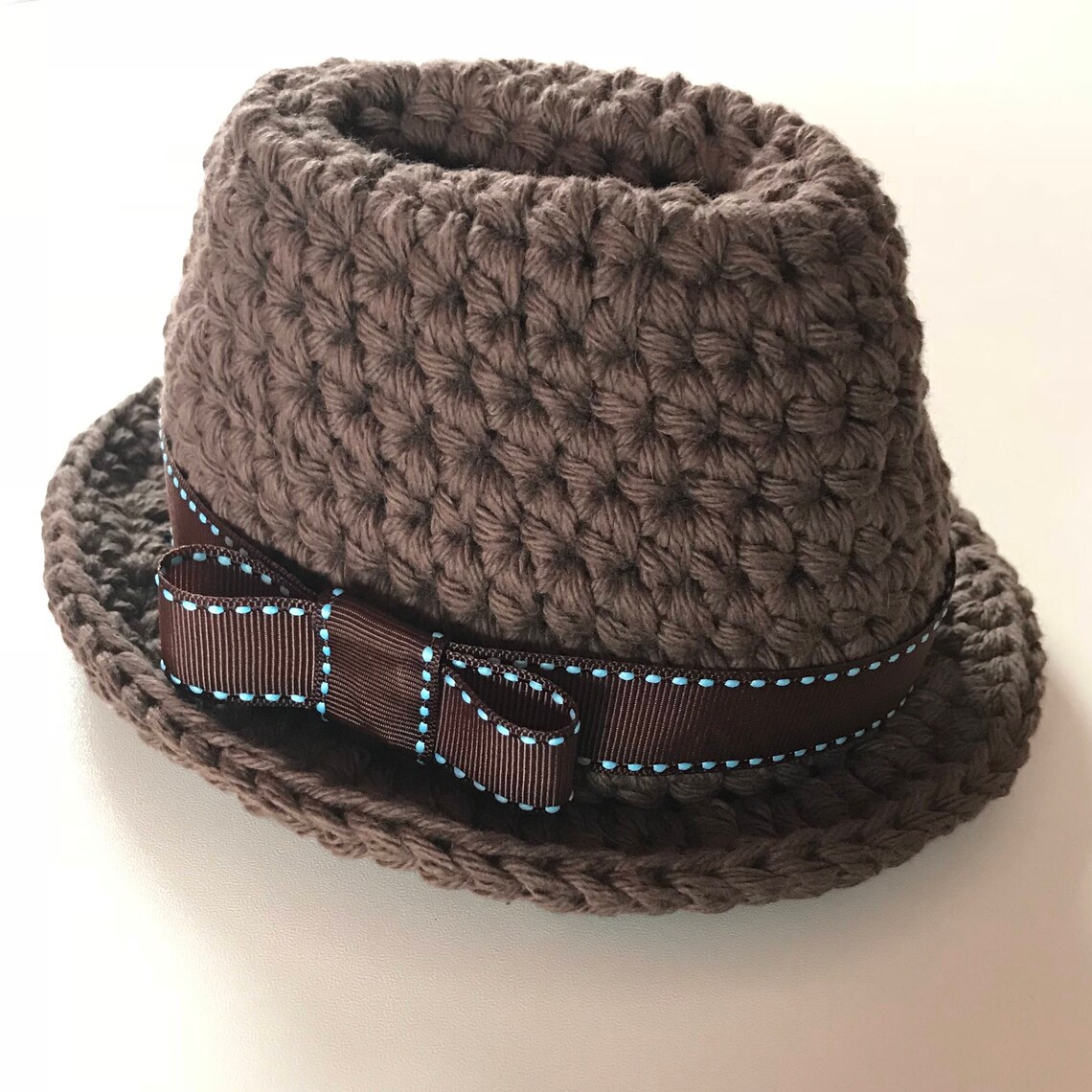 Fedora Hat Made-to-order Crochet Fedora Hats for Infants - Etsy