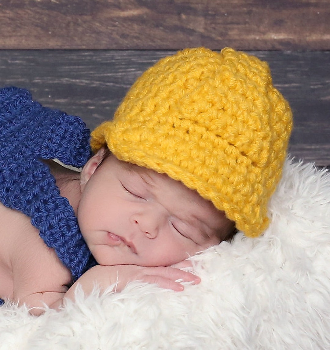 READY TO SHIP Crochet Hard Hat, Construction, Contractor Hat for ...