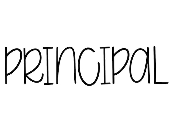 Principal SVG PNG JPG - Etsy