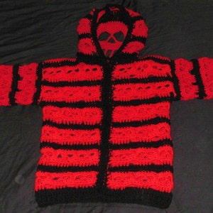 PDF Bone Head Creepy Skull Hoodie Youth L Adult XS to L - Etsy